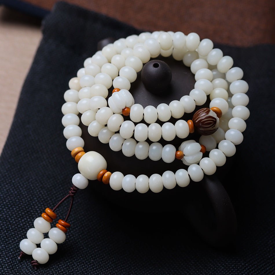 Bodhi Root Buddhist Beads – Rudraksha Mala Jewelry