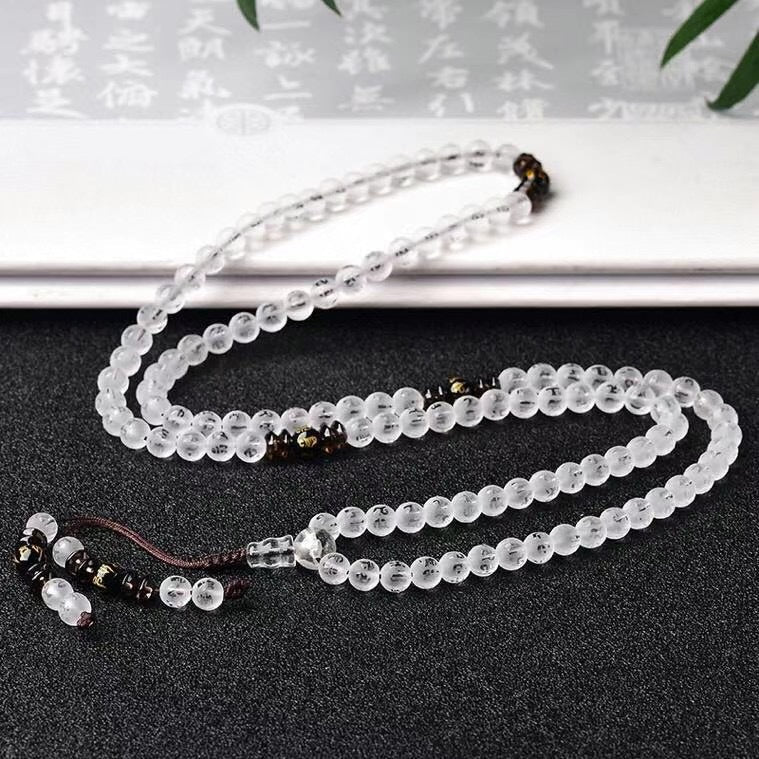 Original Spatika Mala - Genuine Natural Quartz Crystal Beads ...
